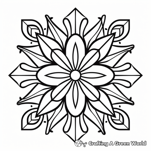 Mandala Easy Coloring Pages - Free & Printable!