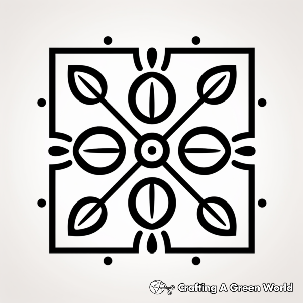 Mandala Easy Coloring Pages - Free & Printable!