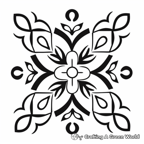 Mandala Easy Coloring Pages - Free & Printable!