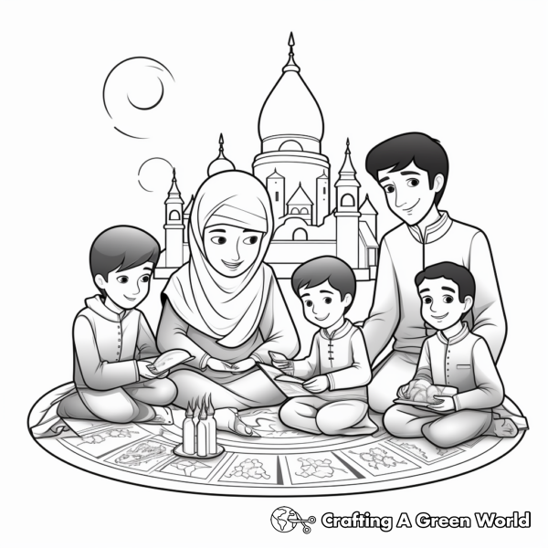 Ramadan Coloring Pages - Free & Printable!