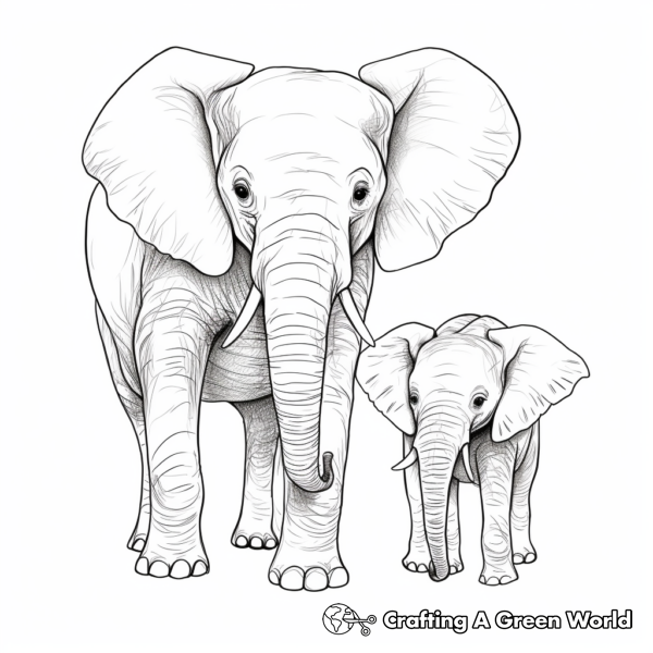 Elephant For Adults Coloring Pages - Free & Printable!