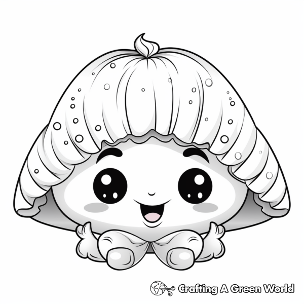 Dumpling Coloring Pages - Free & Printable!