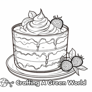 Dessert Coloring Pages - Free & Printable!