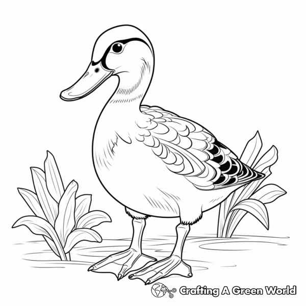 Duck Coloring Pages - Free & Printable!