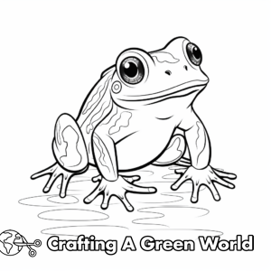 Red Eyed Tree Frog Coloring Pages - Free & Printable!