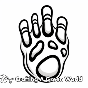 Paw Print Coloring Pages - Free & Printable!