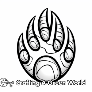 Paw Print Coloring Pages - Free & Printable!