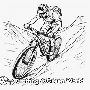 Mountain Bike Coloring Pages - Free & Printable!