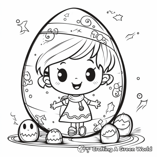 Easter Eggs Coloring Pages - Free & Printable!
