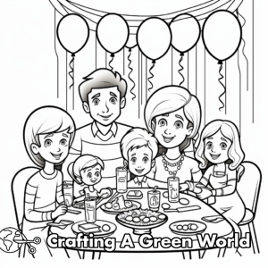 New Year Coloring Pages - Free & Printable!