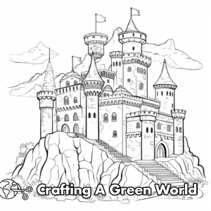 Castle Coloring Pages - Free & Printable!