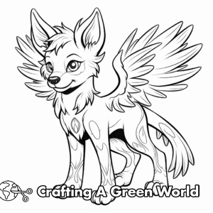 Winged Wolf Coloring Pages - Free & Printable!