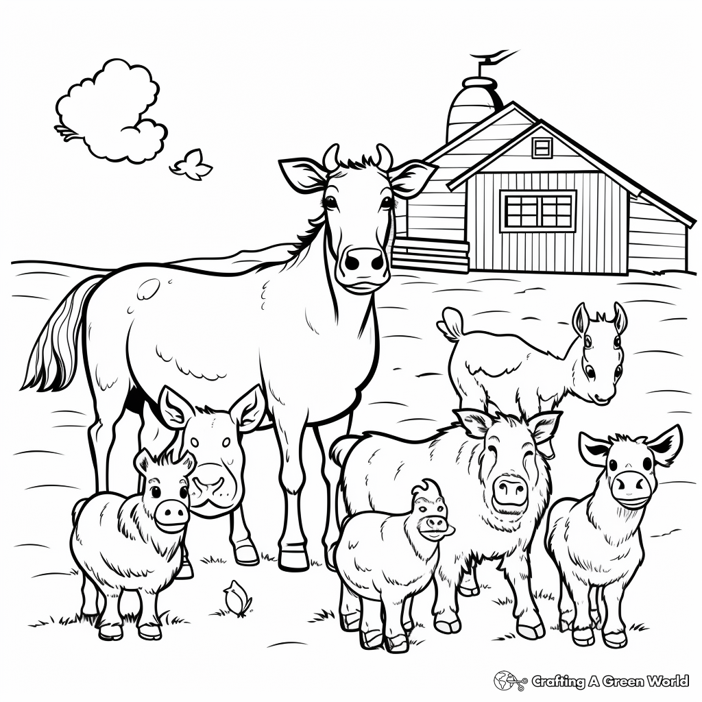 Easy Animal Coloring Pages - Free & Printable!