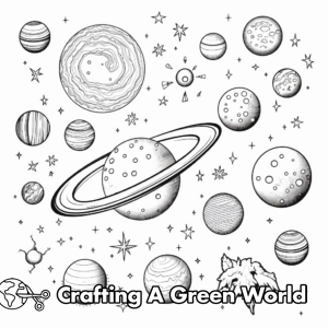 Solar System Coloring Pages - Free & Printable!