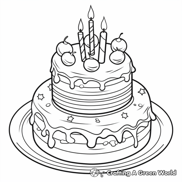 Happy Birthday Coloring Pages - Free & Printable!