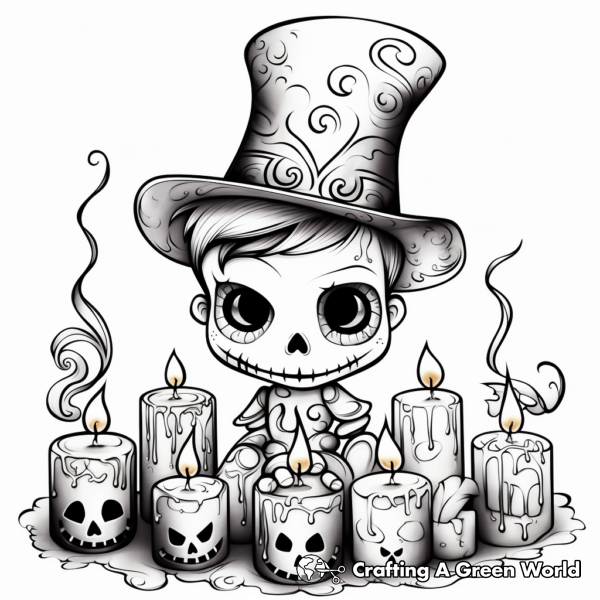 Day Of The Dead Coloring Pages - Free & Printable!