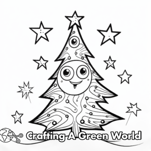 Christmas Tree Coloring Pages - Free & Printable!