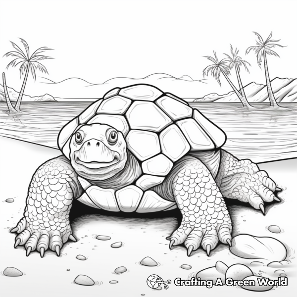 Snapping Turtle Coloring Pages - Free & Printable!