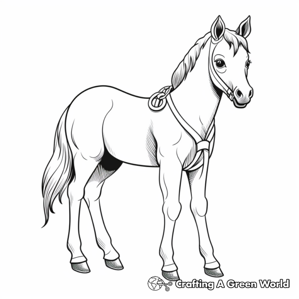 Foal Coloring Pages - Free & Printable!