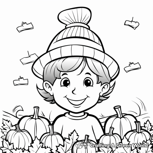 Happy Thanksgiving Sign Coloring Pages - Free & Printable!