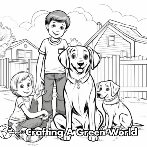Black Lab Coloring Pages - Free & Printable!