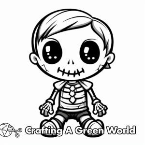 Skeleton Coloring Pages - Free & Printable!