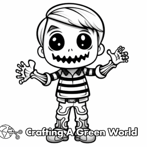Skeleton Coloring Pages - Free & Printable!