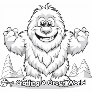 Yeti Coloring Pages - Free & Printable!