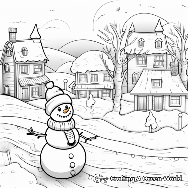 Christmas Card Coloring Pages - Free & Printable!