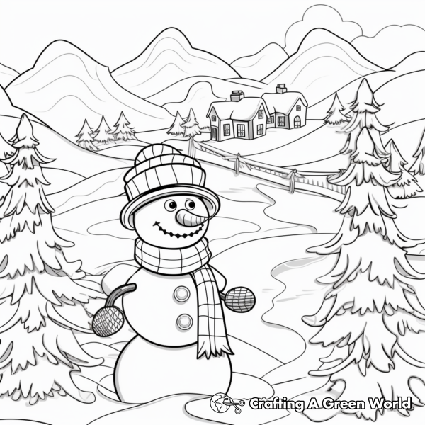 Christmas Card Coloring Pages - Free & Printable!