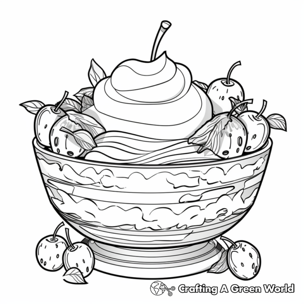 Dessert Coloring Pages - Free & Printable!
