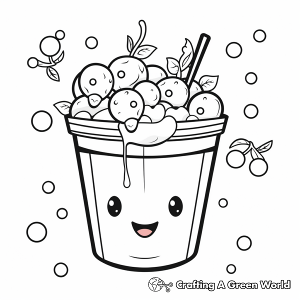 Cute Bubble Tea Coloring Pages - Free & Printable!