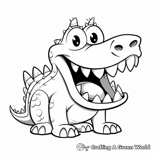 Crocodile Coloring Pages - Free & Printable!