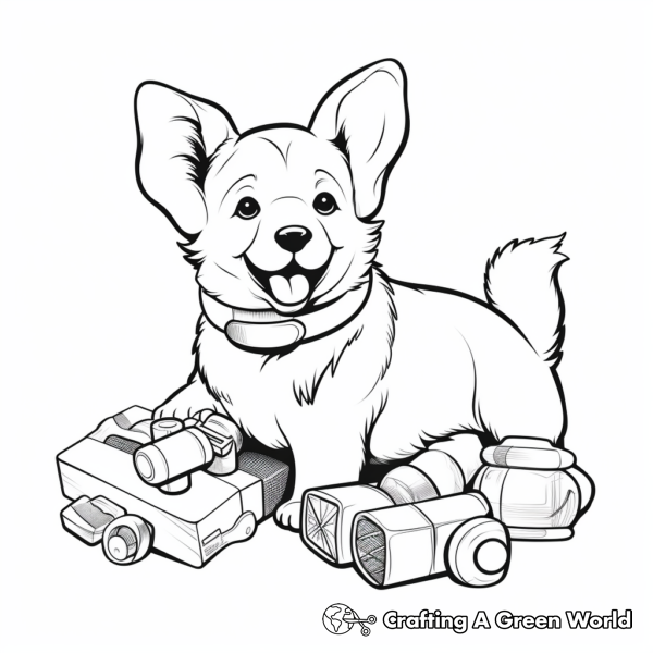 Corgi Coloring Pages - Free & Printable!