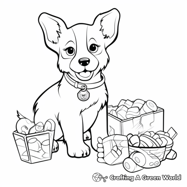 Corgi Coloring Pages - Free & Printable!