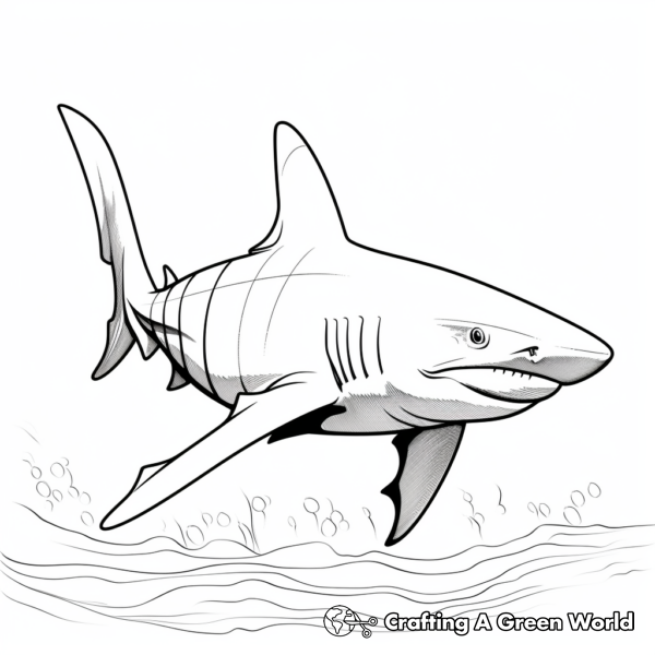 Bull Shark Coloring Pages - Free & Printable!