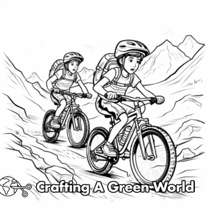 Mountain Bike Coloring Pages - Free & Printable!