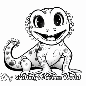Gecko Coloring Pages - Free & Printable!