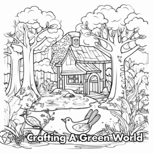 Forest Coloring Pages - Free & Printable!