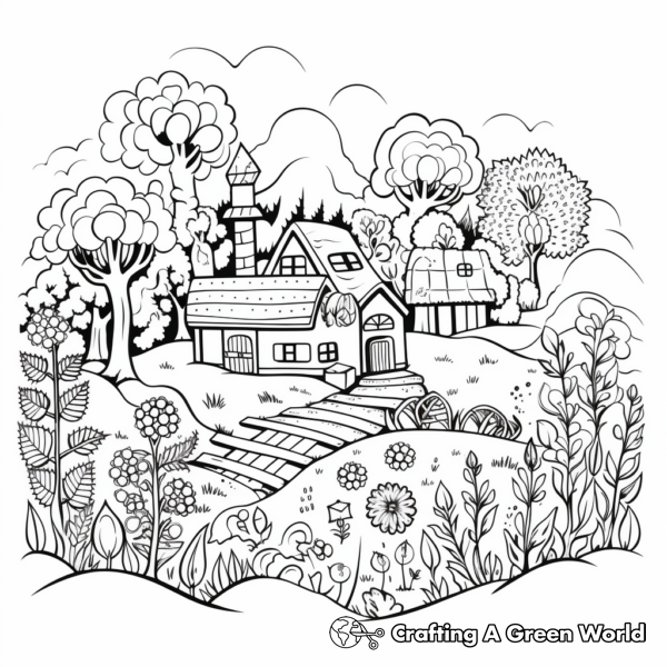 Forest Coloring Pages - Free & Printable!