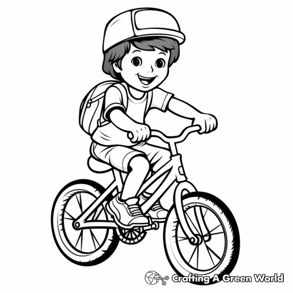 Bike Coloring Pages - Free & Printable!