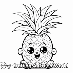 Cute Fruit Coloring Pages - Free & Printable!