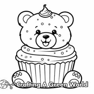 Cupcake Coloring Pages - Free & Printable!