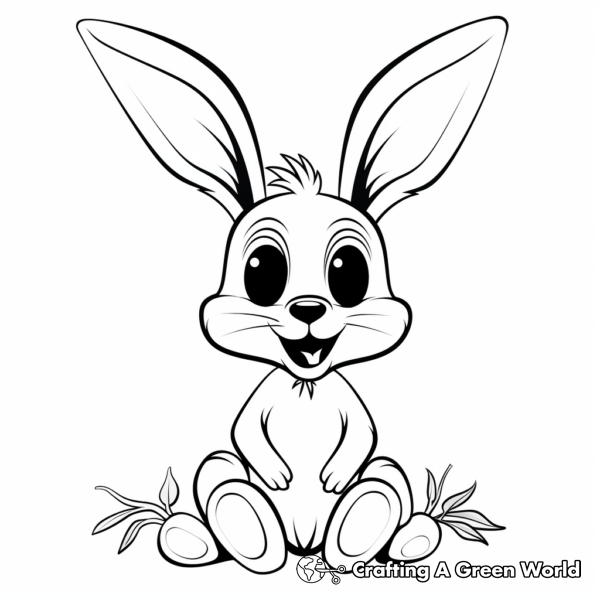 Easter Bunny Coloring Pages - Free & Printable!