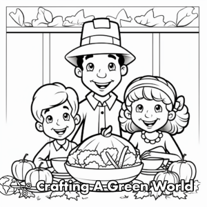 Happy Thanksgiving Sign Coloring Pages - Free & Printable!