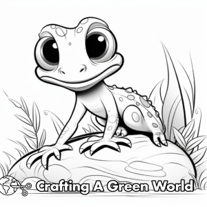 Gecko Coloring Pages - Free & Printable!
