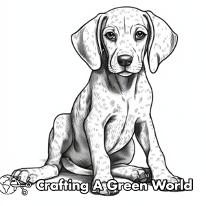 German Shorthaired Pointer Coloring Pages - Free & Printable!