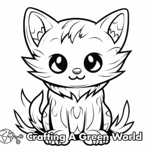 Halloween Cat Coloring Pages - Free & Printable!