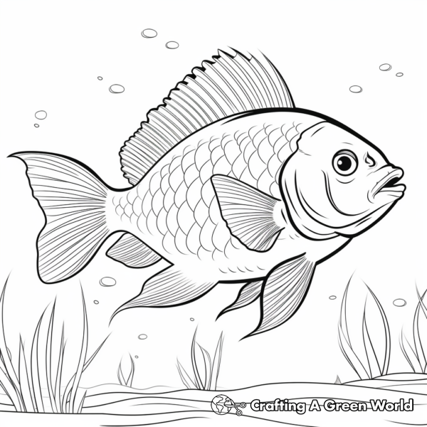 Bluegill Coloring Pages - Free & Printable!