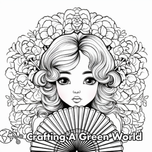 Fan Coloring Pages - Free & Printable!